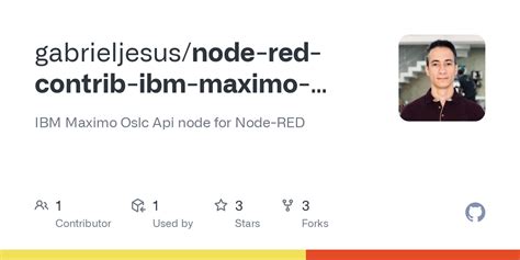 Github Gabrieljesusnode Red Contrib Ibm Maximo Oslc Api Ibm Maximo Oslc Api Node For Node Red