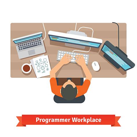 140 Computer Programer Stock Illustrations Royalty Free Vector