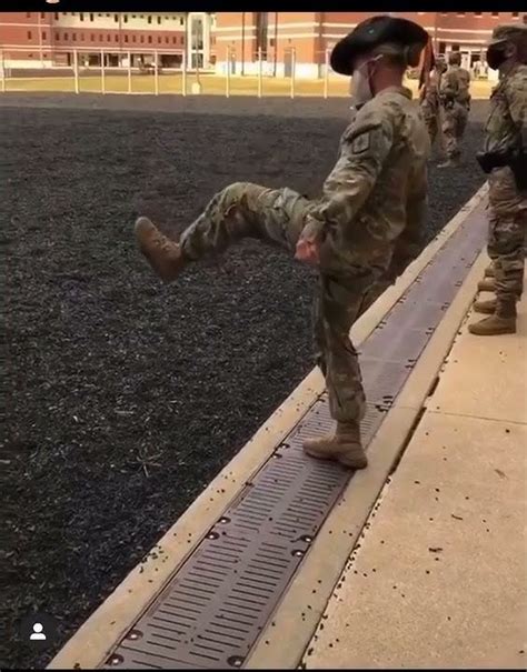 Basic Training Soldiers Calling At Ease For Their Drill Sergeant Funny