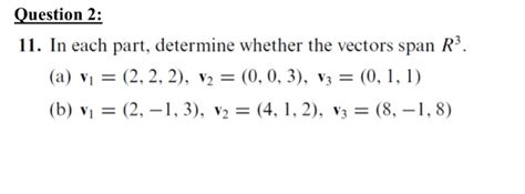 solved question 2 11 in each part determine whether the