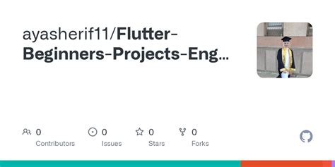 Github Ayasherif11flutter Beginners Projects Eng Tharwat
