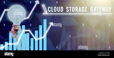 Text Caption Presenting Cloud Storage Gateway Business Idea Server