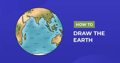 How To Draw The Earth Really Easy Drawing Tutorial How To Draw
