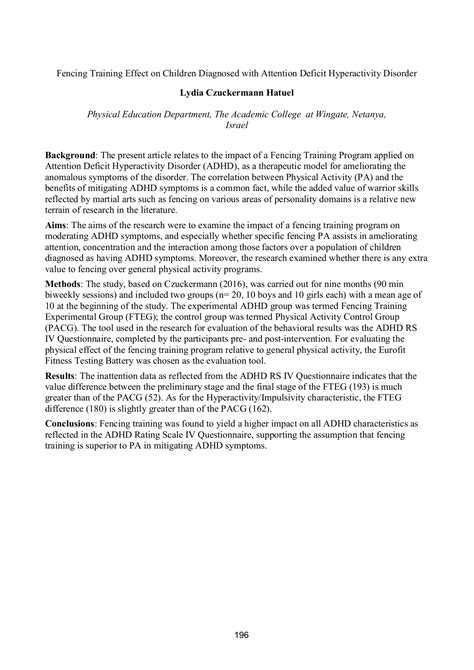 Book Of Abstracts המרכז האקדמי לוינסקי וינגייט Page 201 Flip Pdf