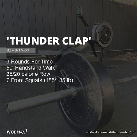 Thunder Clap Workout Element Wod Wodwell