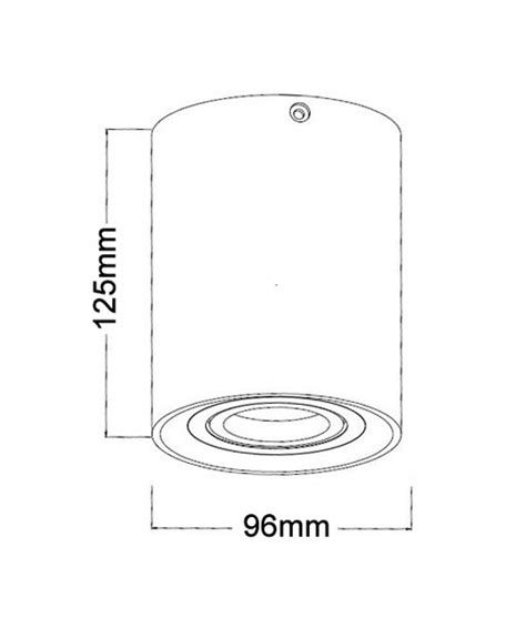Surface Gu10 Round Square Surface Mounted Ceiling