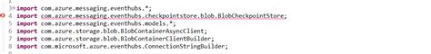 Blobcheckpointstore Import Issue With Latest Version Of Java · Issue