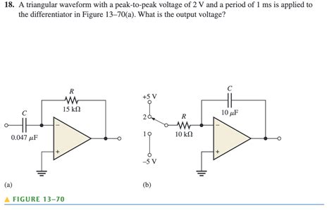 Solved Find The Output Voltage When The Input Voltages Chegg
