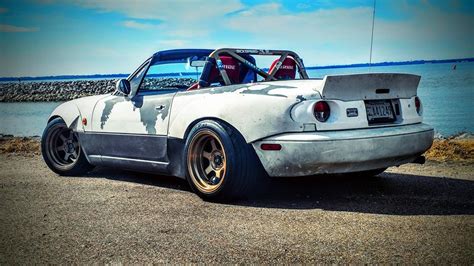 Ducktail Trunk Spoiler Polyurethane For Miata Na Carbonmiata