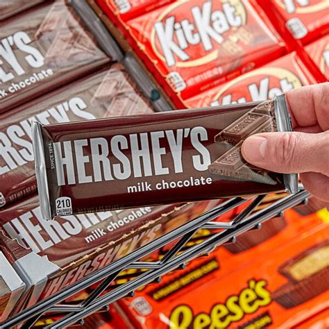 Hersheys Milk Chocolate Bar 1 55 Oz 36 Box