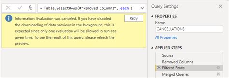 How To Fix Powerbi Query Editor “cannot Modify This Step Because There