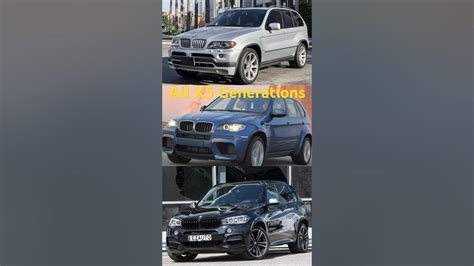 Evolution Of The Bmw X5 All Generations In 60 Seconds Bmwx5 Bmw