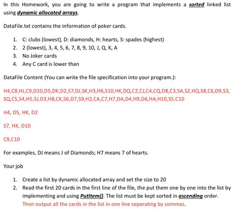 In This Homework You Are Going To Write A Program