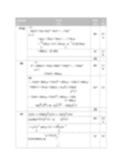 A Level Edexcel Pure Mathematics Paper 1 Mark Scheme 2025 2026 Pure Mathematics 1 9ma0