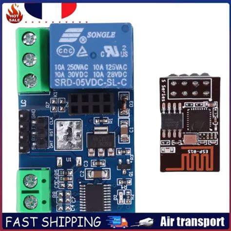 Wifi Relay Module 5v12v Esp8266 Wifi Control Relay Board For Arduino1s Eur 527 Picclick Fr