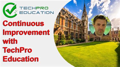 Continuous Improvement With Techpro Education Techpro Education Youtube