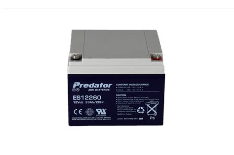 Predator12v 26ah Sealed Lead Acid Battery By Firebox Australia