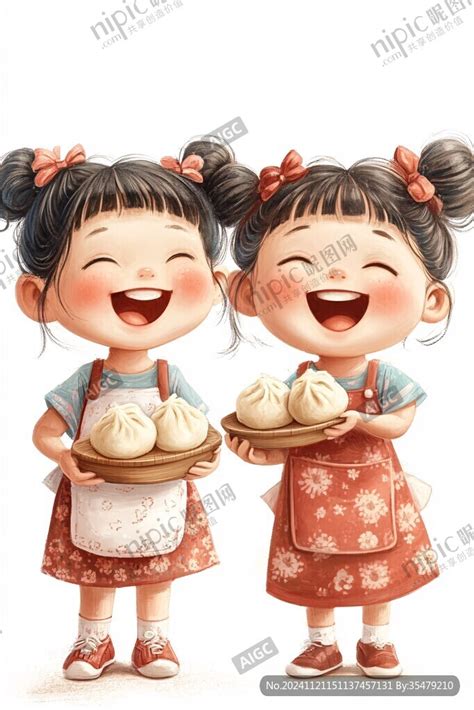 Ai创作图小笼包插画 女孩蒸馒头 卡通馋嘴小孩 吃月饼的小女孩插画 馒头姑娘 吃汤圆的娃娃 生煎包插画 水煎包插画 灌汤包插画 蒸馒头插画 民间小吃人物插画 做面点插画 手绘包月饼人物 灌汤小
