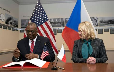 Download Caption Us Secretary Of Defense Signing Reciprocal Defense Procurement Agreement