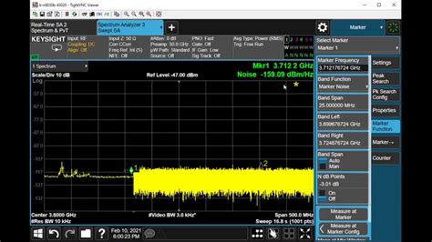 Pxa Noise Marker Function Video 34 Pxa N9030b Xsa Markernoise Nfe Youtube
