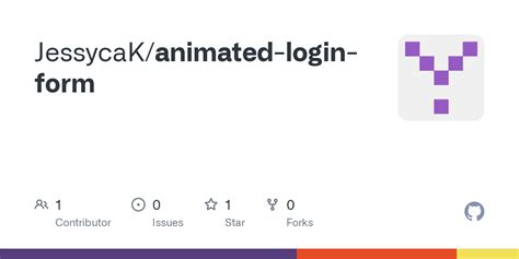 Github Jessycak Animated Login Form