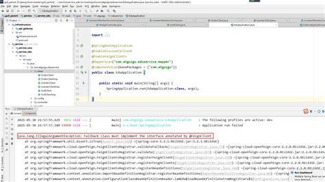 Fallback Class Must Implement The Interface Annotated By Feignclient Csdn博客