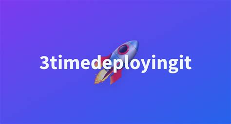 3timedeployingit A Hugging Face Space By Implementai