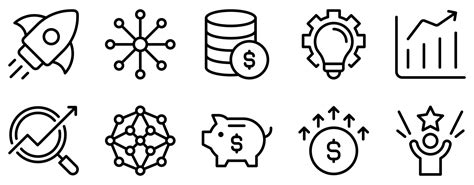 Startups Line Style Icon Collection 35151702 Vector Art At Vecteezy