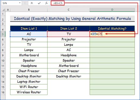 How To Compare Text In Two Columns In Excel Exceldemy