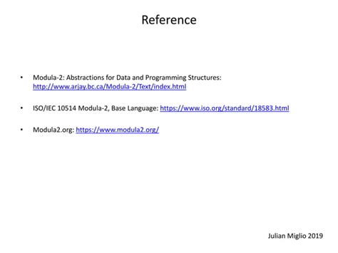 Modula 2 Tutorial 002 Modules Ppt