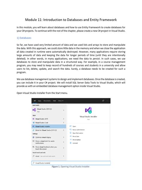 Module 11 Databases And Entityframework Pdf Entity Framework