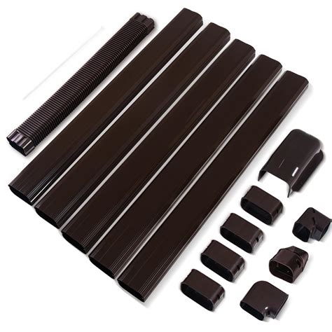 Lyprem 10ft Mini Split Line Set Cover 3 Pvc Line Cover Kit For Mini Split And