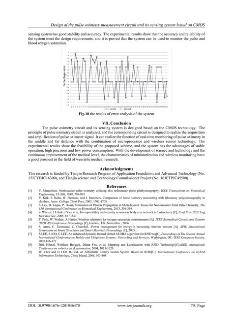 Design Of The Pulse Oximetry Measurement Circuit And Its Sensing System