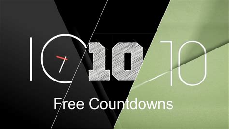 3 simple best countdowns youtube