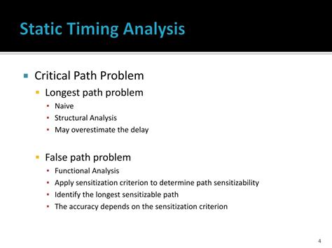 Ppt Static Timing Analysis For Threshold Logic Circuits Powerpoint
