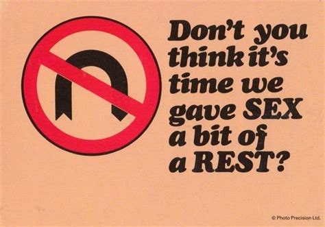 Lets Give Having Sex Making Love A Rest Roadsign Comic Humour Slogan Postcard Topics Humour