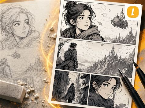Sketch To Comic Ai Workflow Create Comic Online Llamagen