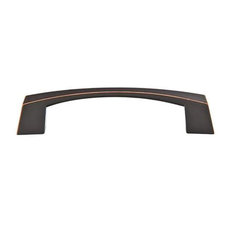 Curvilnear Collection 5 Centers Sweep Pull In Oil Rubbed Bronze By
