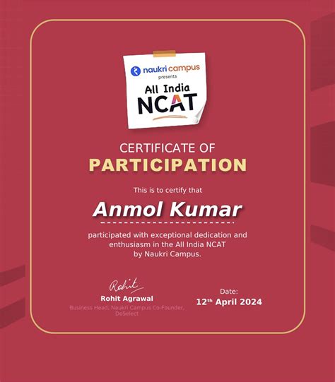Anmol Kumar On Linkedin Allindiancat Achievementunlocked Continuouslearning
