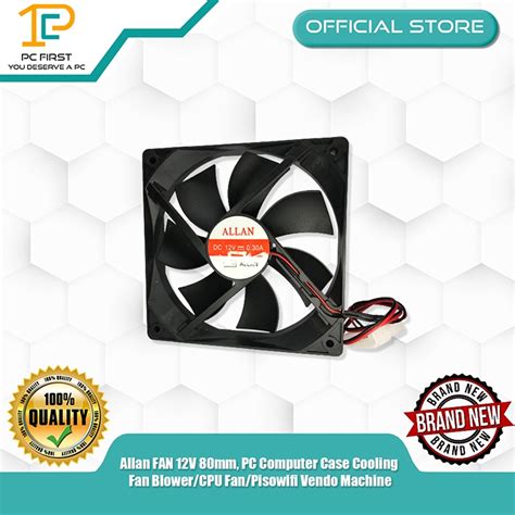 Allan Fan 12v 80mm Pc Computer Case Cooling Fan Blower Cpu Fan Pisowifi Vendo Machineallan