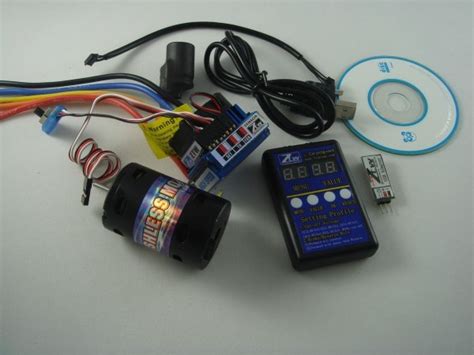 ZTW Sensoress 60A ESC Motor 5 5T Program Card Combo For 1 10Car ZTW 60A ESC And ZTW Motor 5 5T