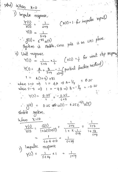 Solved Problem 1a Problem 1 For The Four Systems Shown A Through D