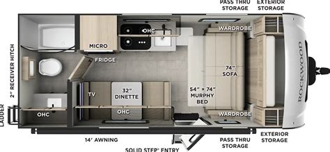 Rockwood Geo Pro Floorplans Forest River Rv