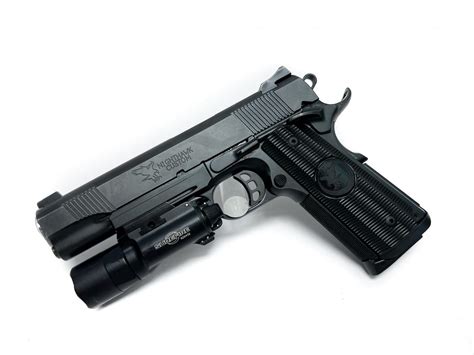 Ammo Bros NIGHTHAWK CUSTOM NIGHTHAWK GRP W RAIL SUREFIRE X300 LIGHT 45ACP 5IN