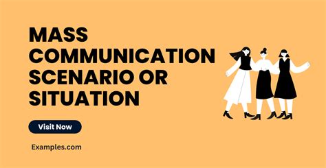 40 Mass Communication Scenarios Situations