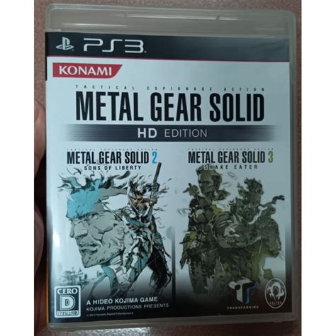 Ps3 潛龍諜影 Hd 2 3 合輯精選 日版 盒書完整 可以正常執行 蝦皮購物