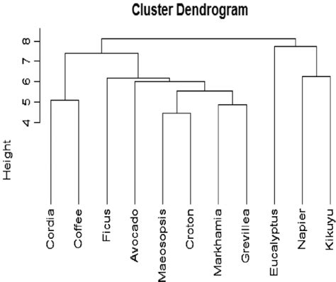 Hierarchical Clusters Of The Species Promoted Download Scientific Diagram