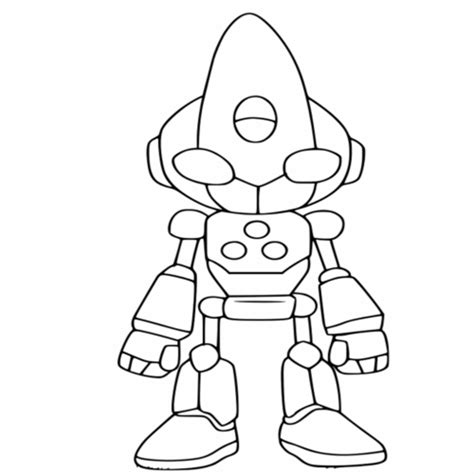 Emerl Sonic X Anime Coloring Page Turkau