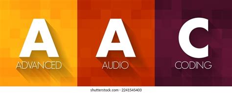 Aac Advanced Audio Coding Audio Coding เวกเตอร์สต็อก ปลอดค่าลิขสิทธิ์ Aac Advanced Audio Coding Audio Coding เวกเตอร์สต็อก ปลอดค่าลิขสิทธิ์