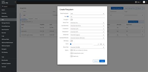Kb450310 Creating A Zfs Pool And Datasets In Houston Ui 45drives Knowledge Base